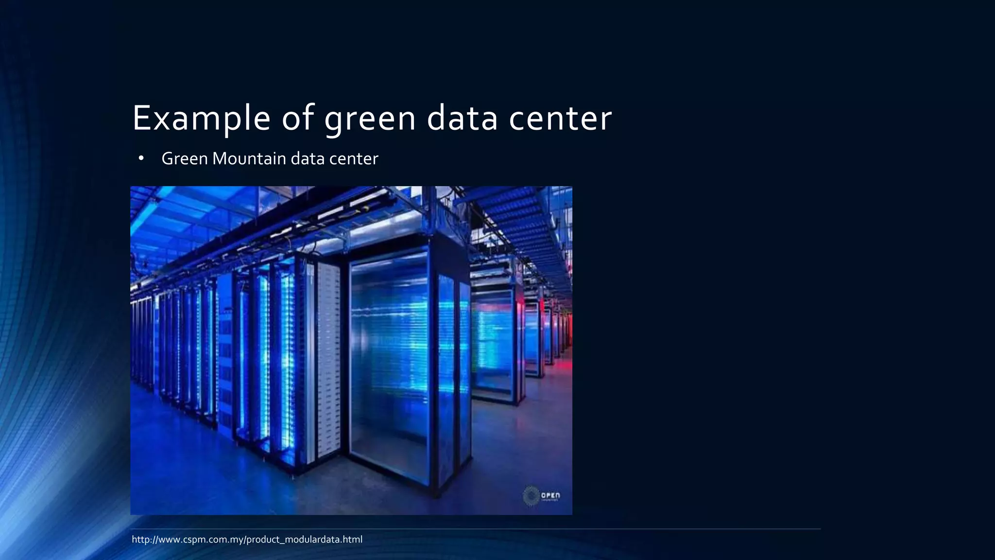 Green data centers | PPTX