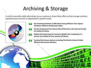 Green data powerpoint | PPT