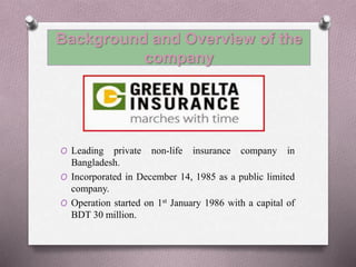Green delta insurance company | PPTX