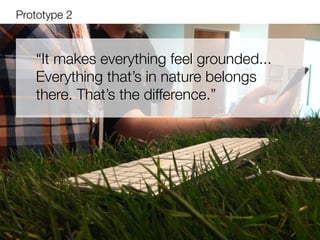 Green Desk: Stanford d.School Calming Technology Project | PPT