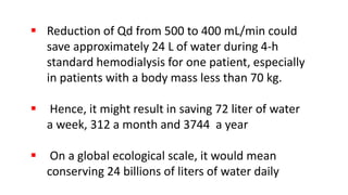 Green dialysis.prof. Santoro | PPTX