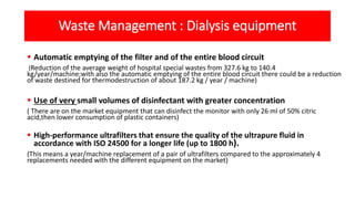 Green dialysis.prof. Santoro | PPTX