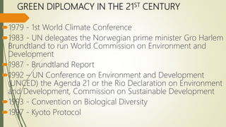 Green diplomacy of the Baltics | PPTX