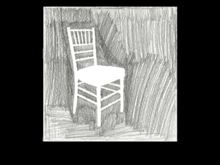 Negative Space Drawing Chair