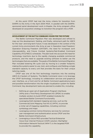 Military Command Post of the Future | PDF