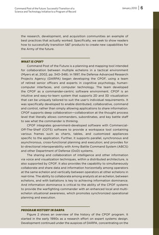 Military Command Post of the Future | PDF