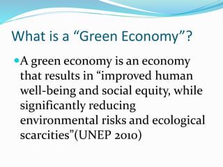 Green economy | PPTX