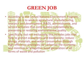 Green economy | PPTX