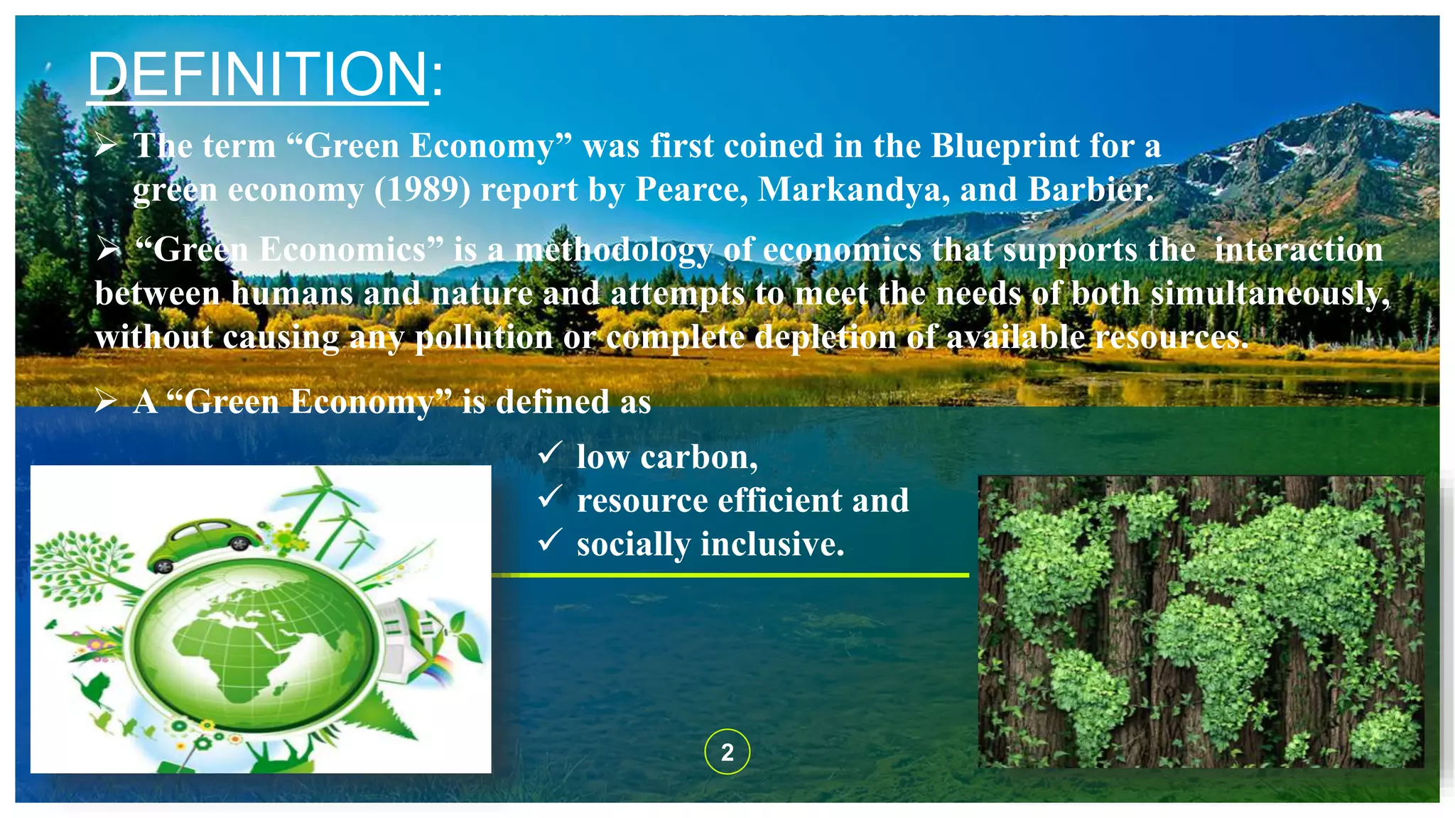 Green economy | PPTX