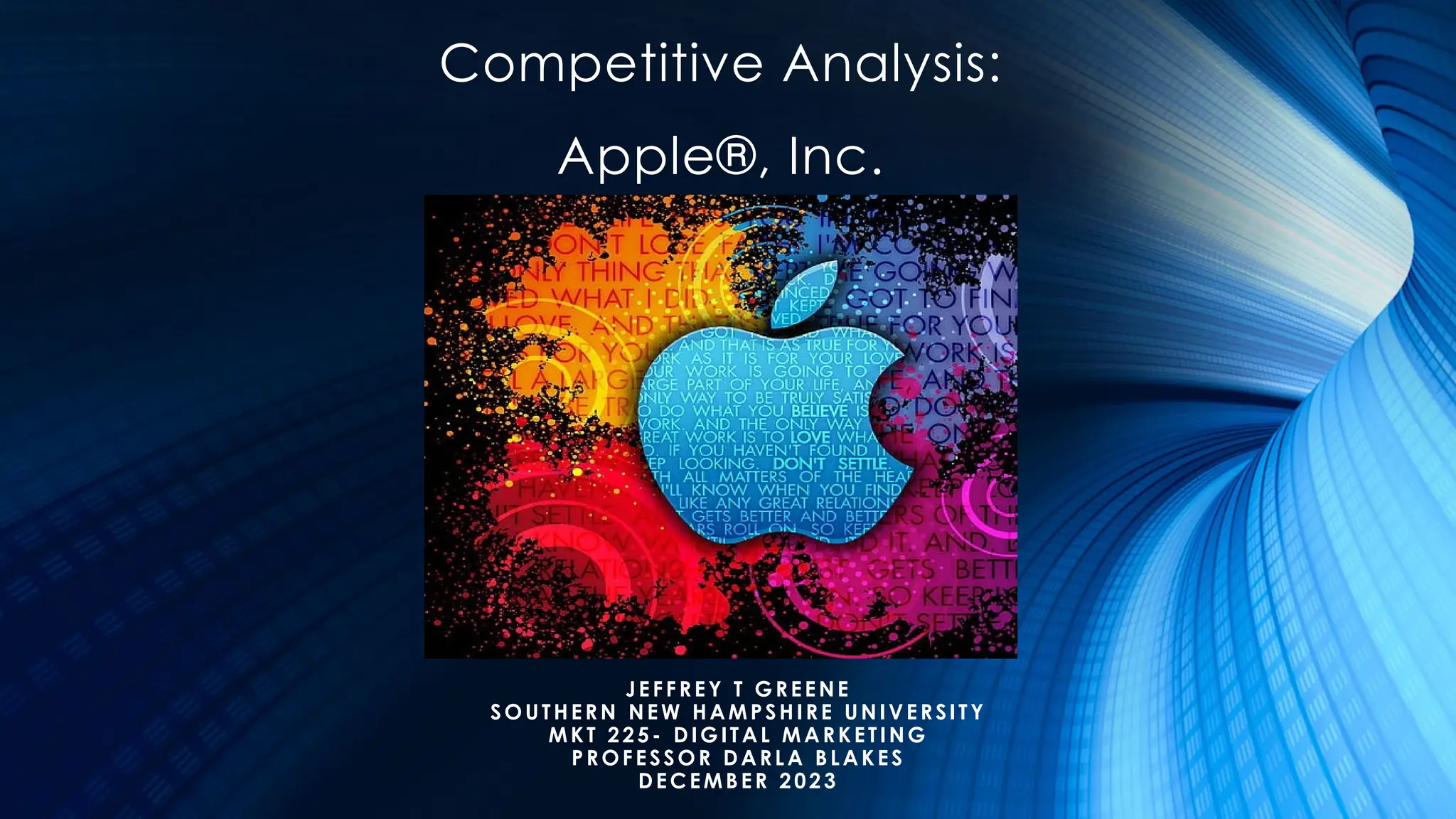 Competitive Analysis of Apple | PDF