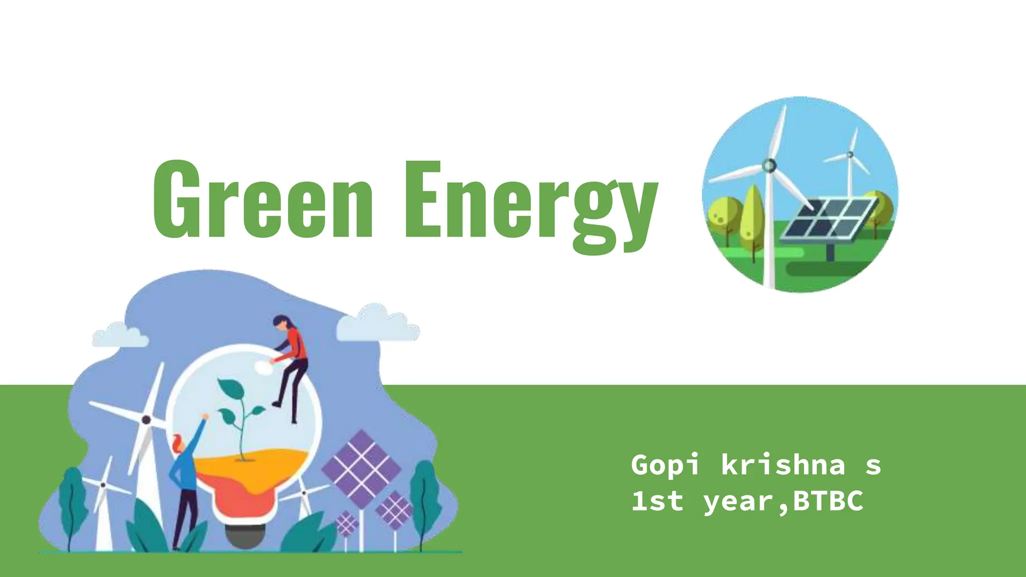 Importance of Green Energy and significance.pptx