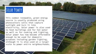 Importance of Green Energy and significance.pptx