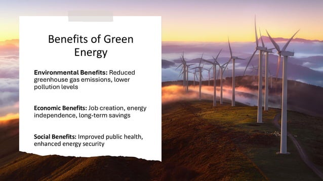 The Future of the Green Energy Sector: Innovations and Trends | PDF ...