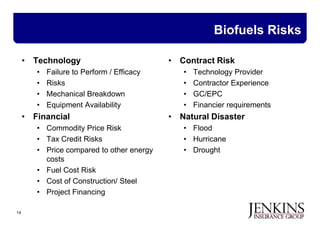 Green Energy has its Risks | PPT