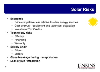 Green Energy has its Risks | PPT
