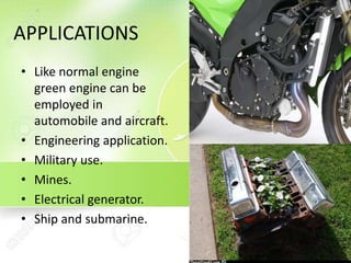 Green engine technology | PPTX