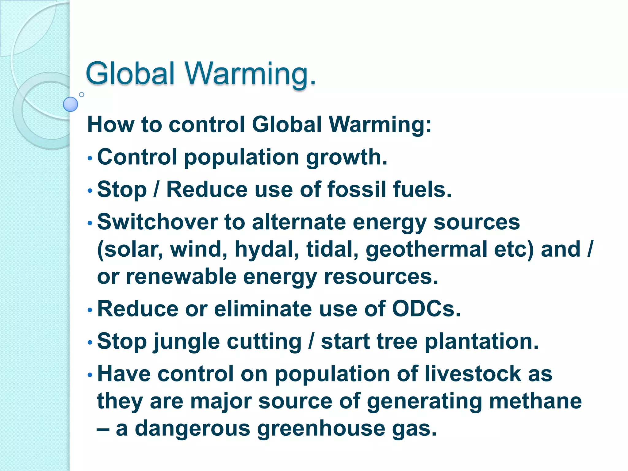 Green erath global wrming | PPTX | Science