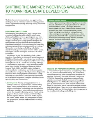 Greener Construction Saves Money: Incentives for Energy Efficient ...