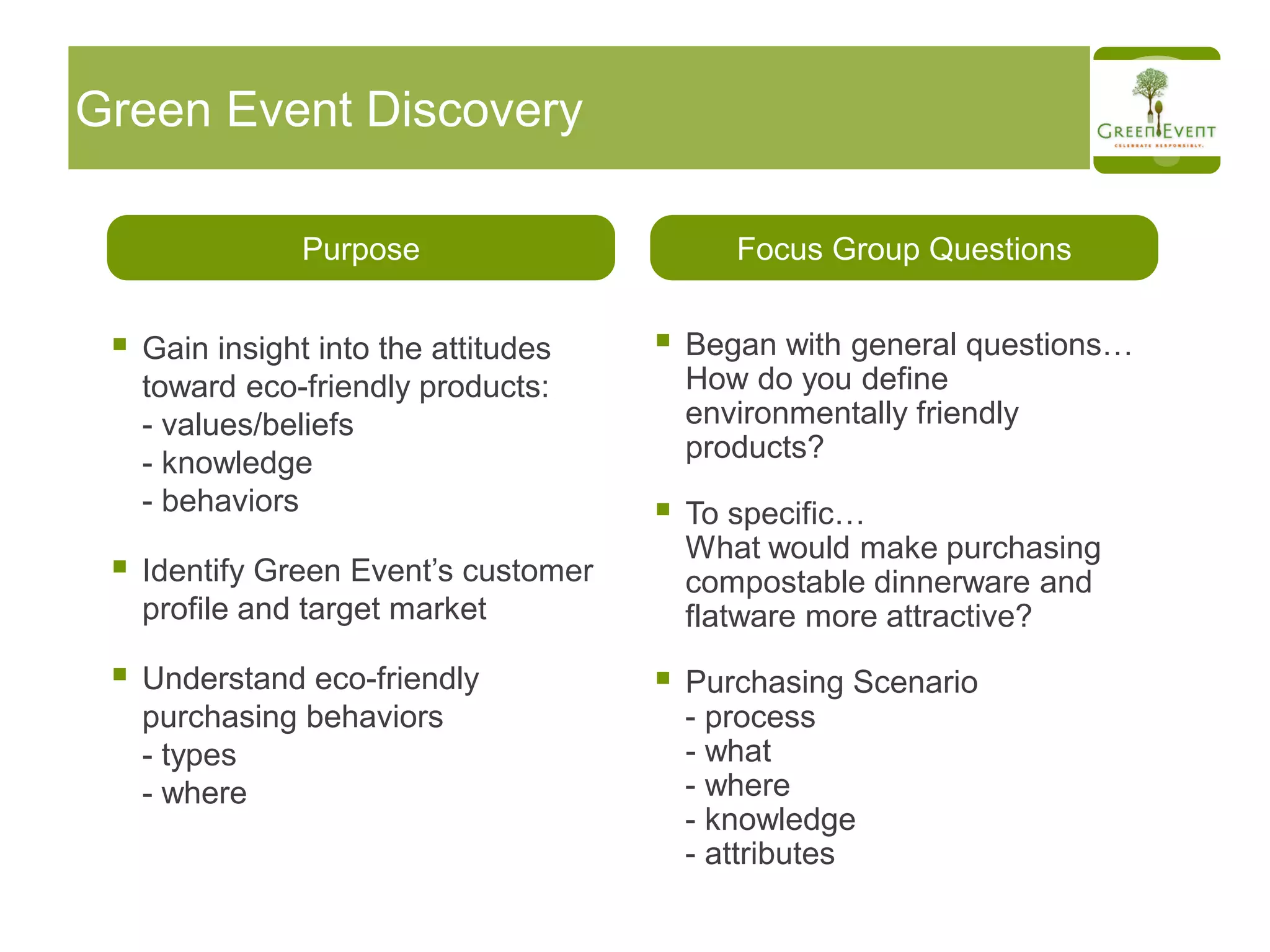 The Green Consumer - Market Research Presentation | PDF