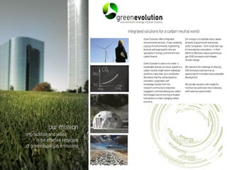 Green Evolution Profile | PPT | Environmental Services Industry ...