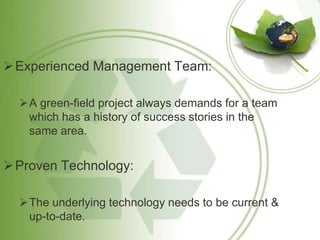 Greenfield Projects | PPTX