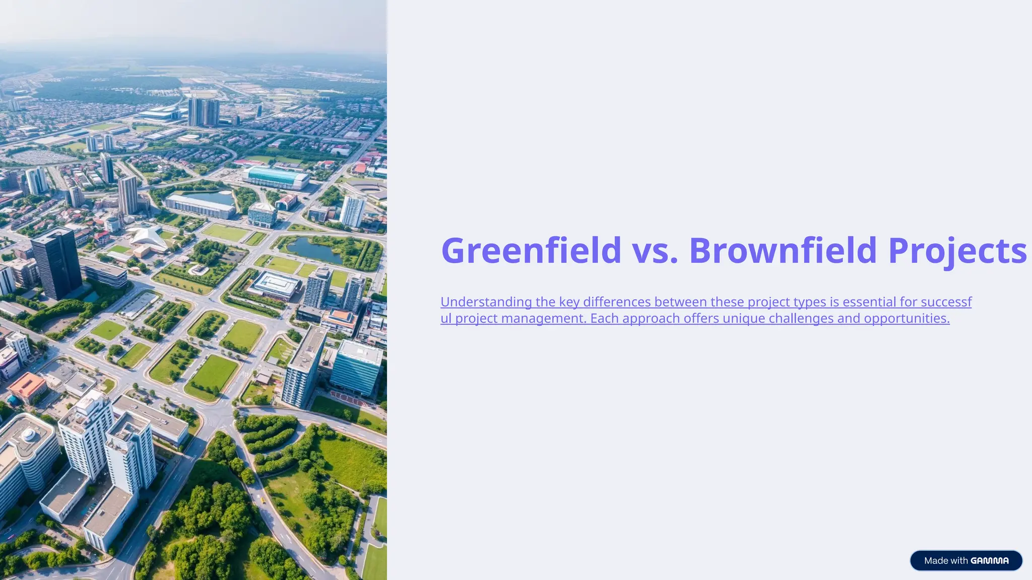 Greenfield--vs--Brownfield-Projects..... | PPTX