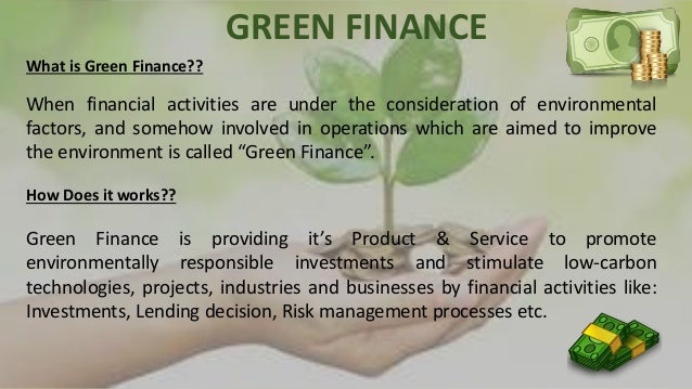 Green Finance Green Finance