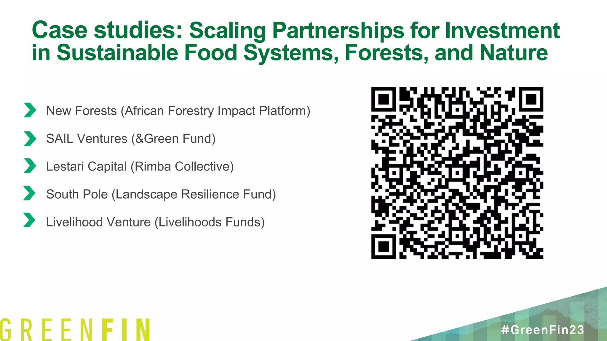 Accelerating Forest and Nature Investment :The Forest Investor Club | PDF