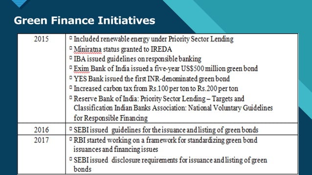 Green financing: Practices, Measures and Barriers | PPT | Stocks and ...