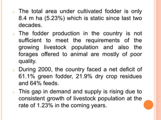 Green fodder production around the year | PPTX