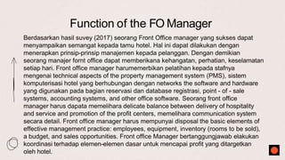 Green FO Managemen and room hotel manage | PPTX
