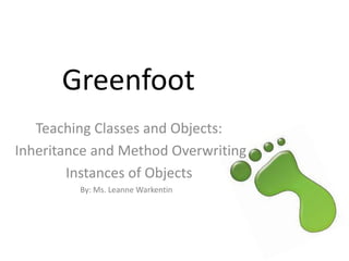 Greenfoot presentation | PPTX