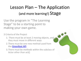 Greenfoot presentation | PPTX