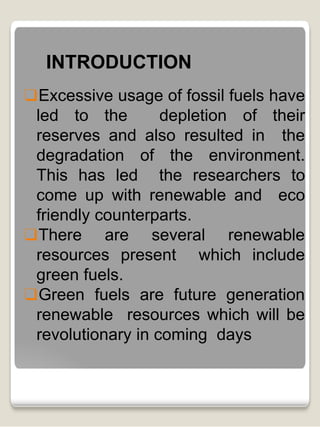 Green fuel | PPTX