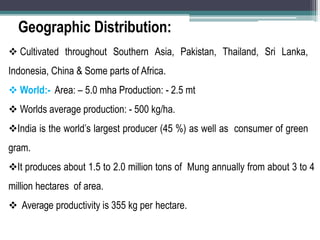 Green gram production technology It contains all package of practices | PDF