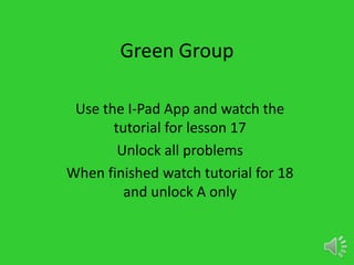 Green group | PPTX