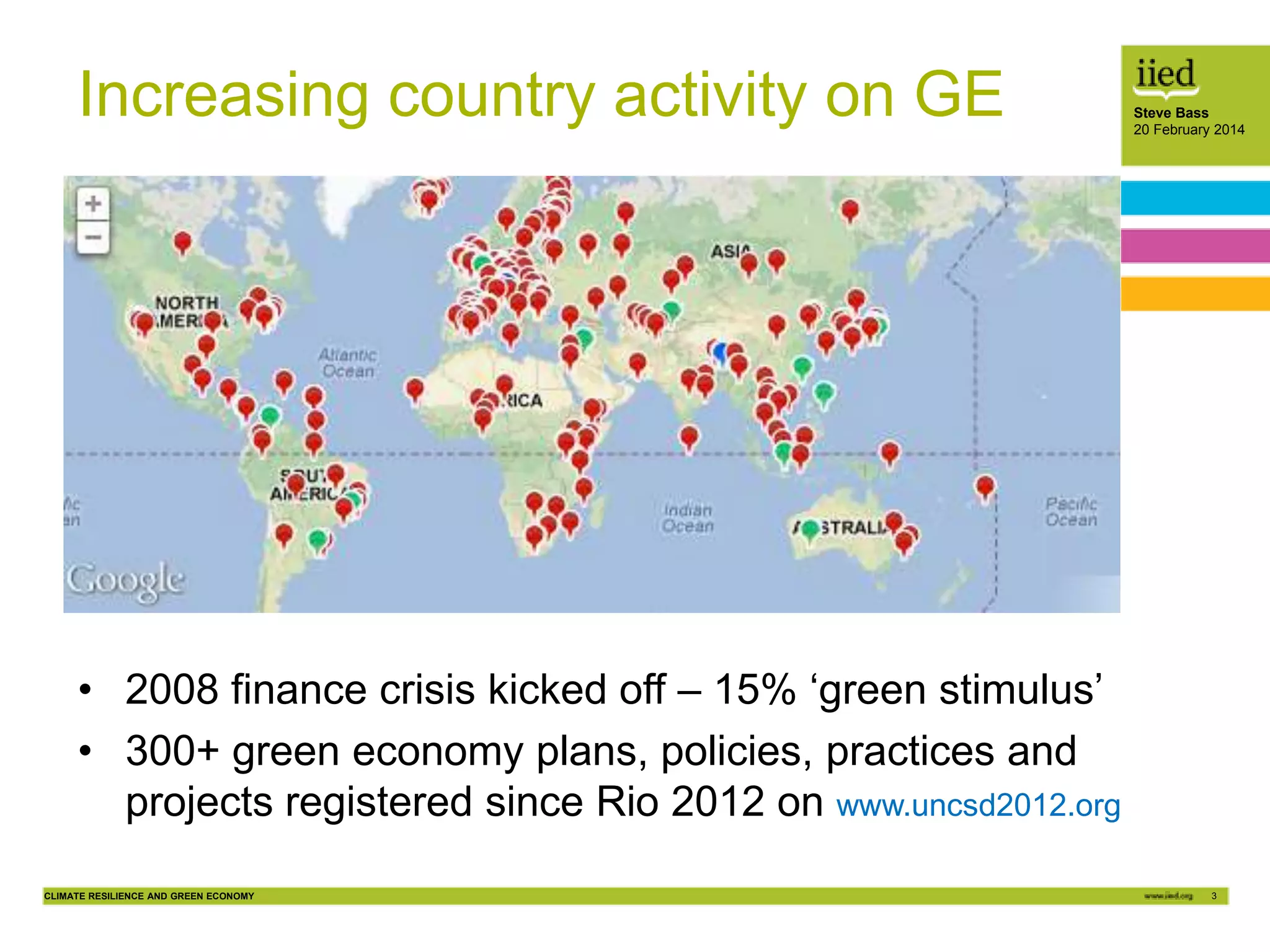 Green growth in developing countries: lessons from 11 country dialogues ...