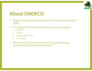 Green H2 (ENERCO Energy) - Why the hype? | PDF
