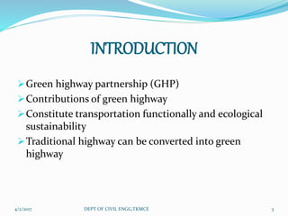 Green highway | PPTX