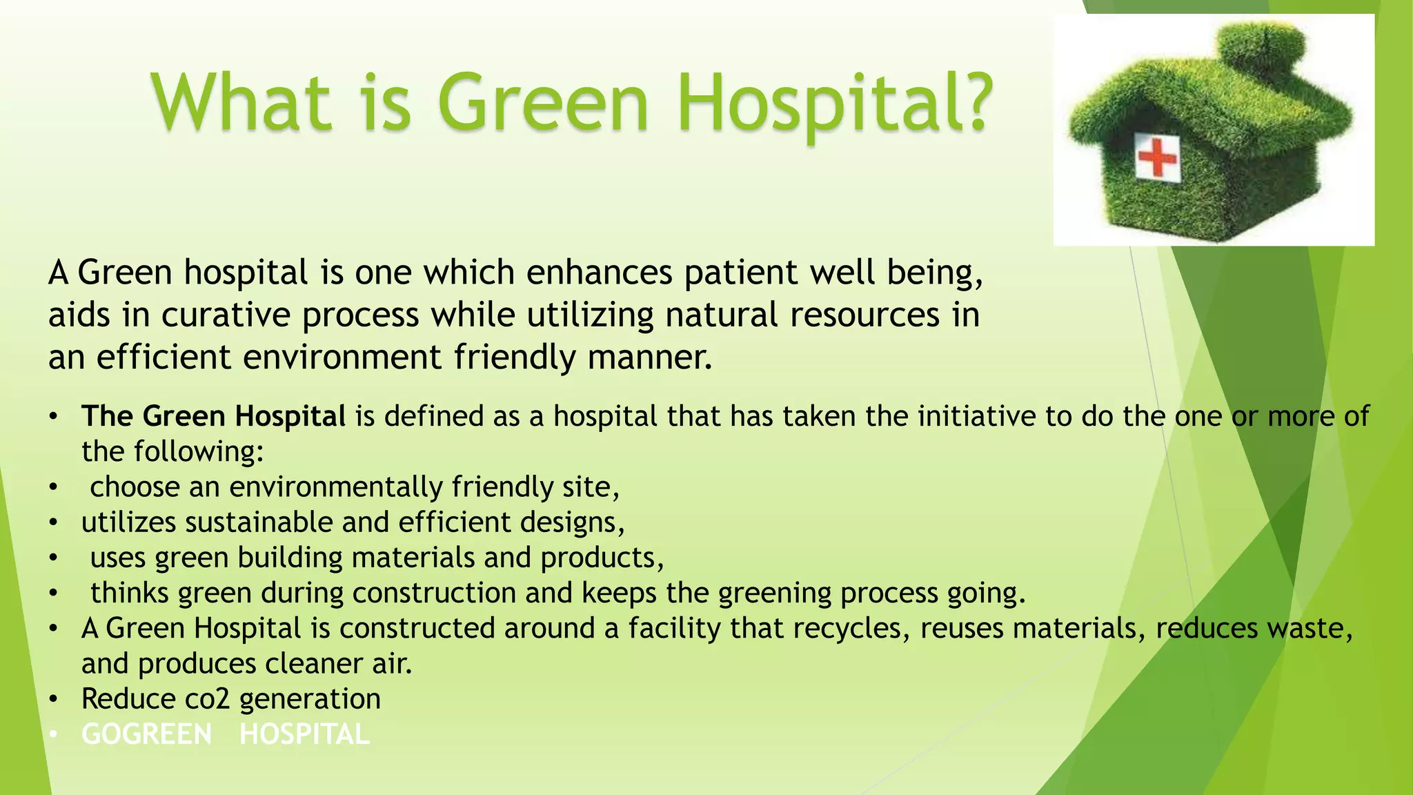 Green hospital | PPTX
