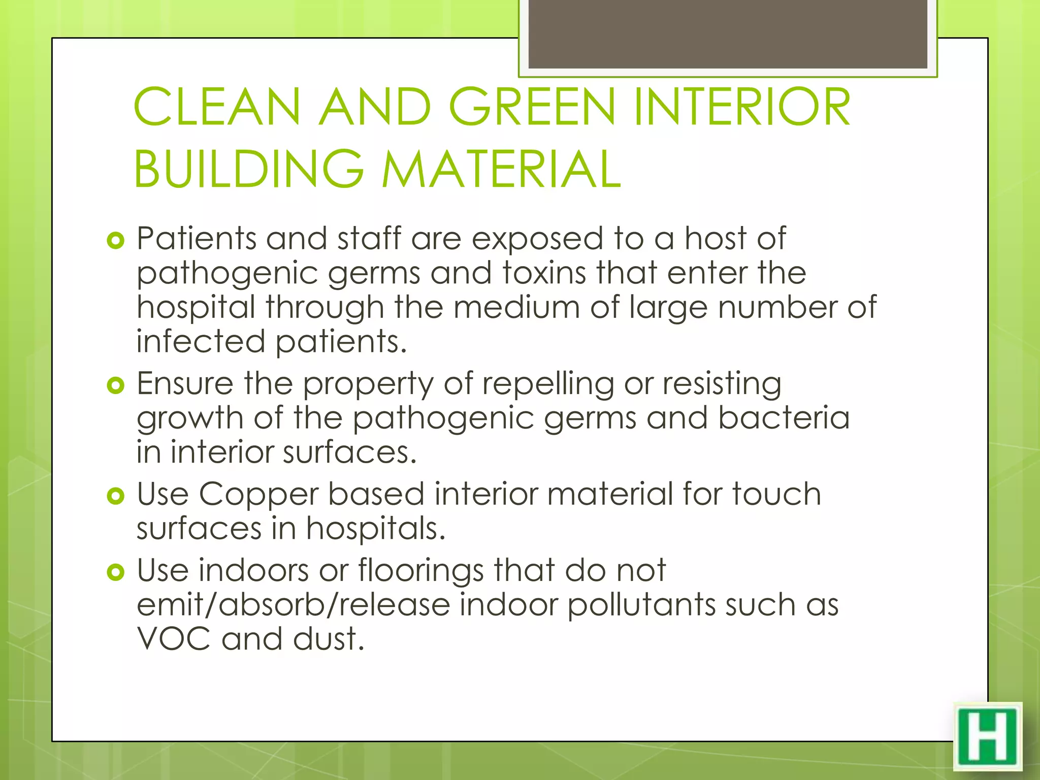 Green hospitals | PPTX