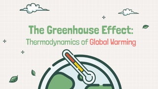 Greenhouse effect: thermodynamics of global warming | PDF