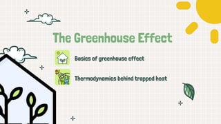 Greenhouse effect: thermodynamics of global warming | PDF