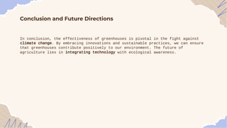 greenhouse lecture material for everyone | PPT