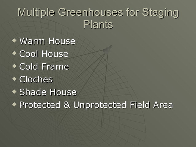 Greenhouse management | PPT