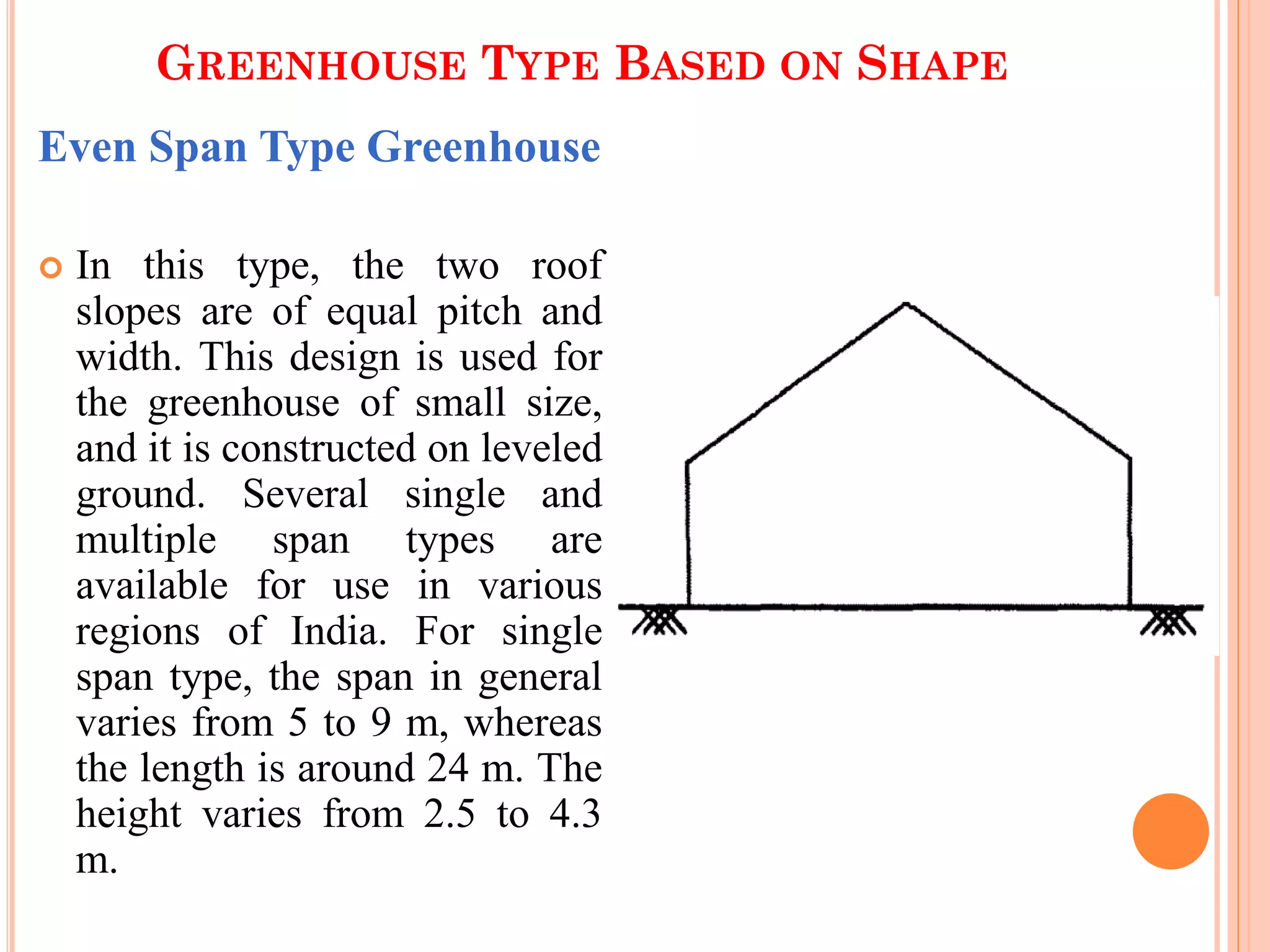 Green house components and types of green house | PDF
