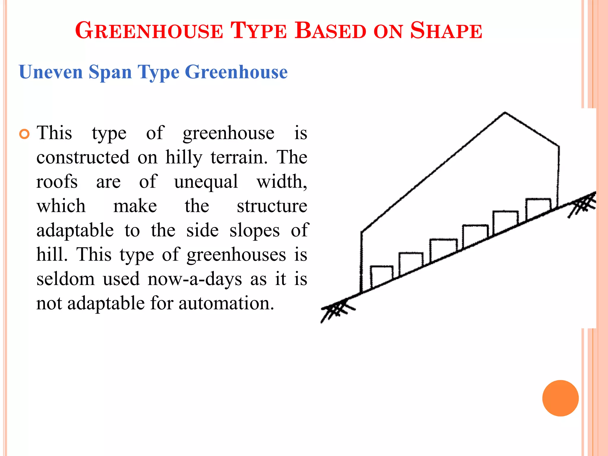 Green house components and types of green house | PDF