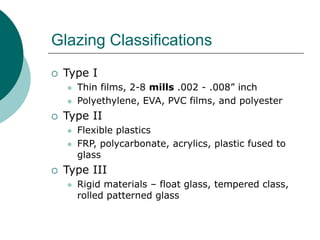 Greenhouse construction glazing | PPT