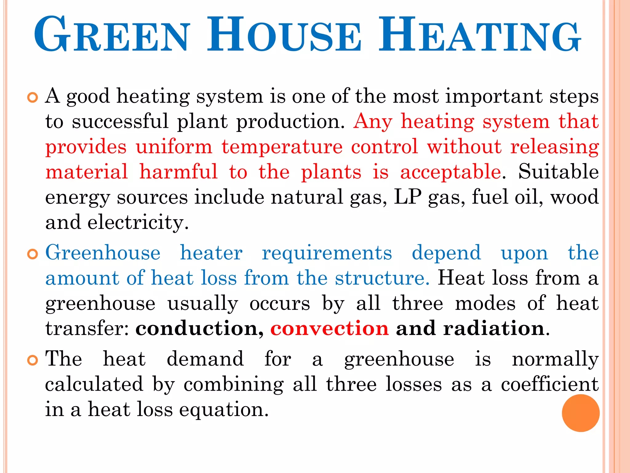Green house cooling | PDF