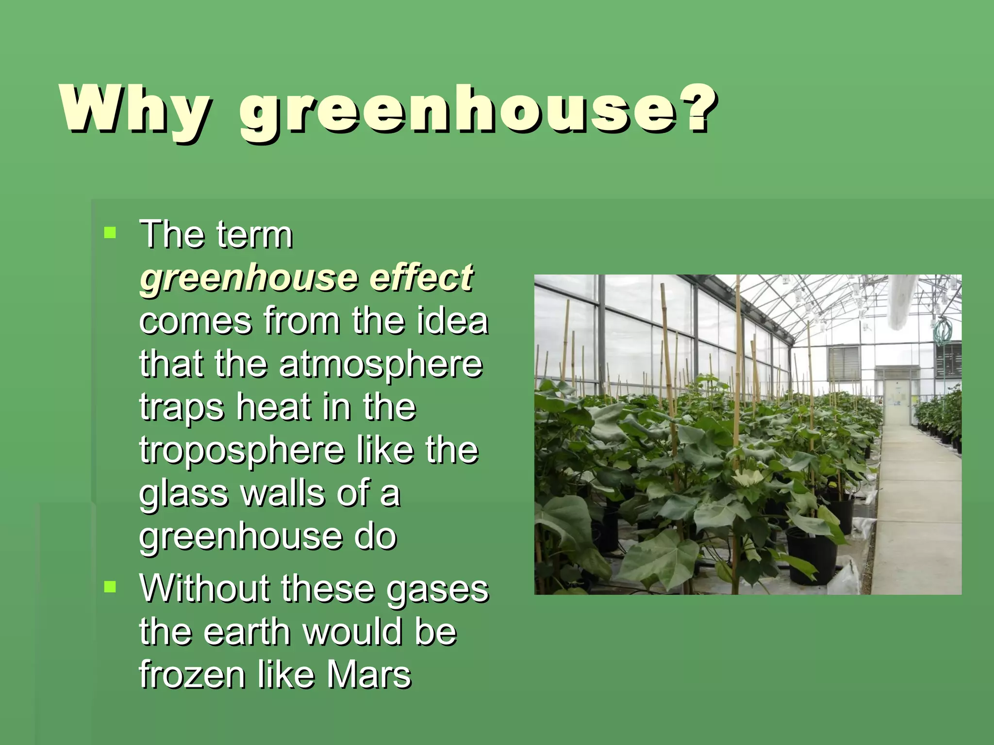 Greenhouse effect | PPT